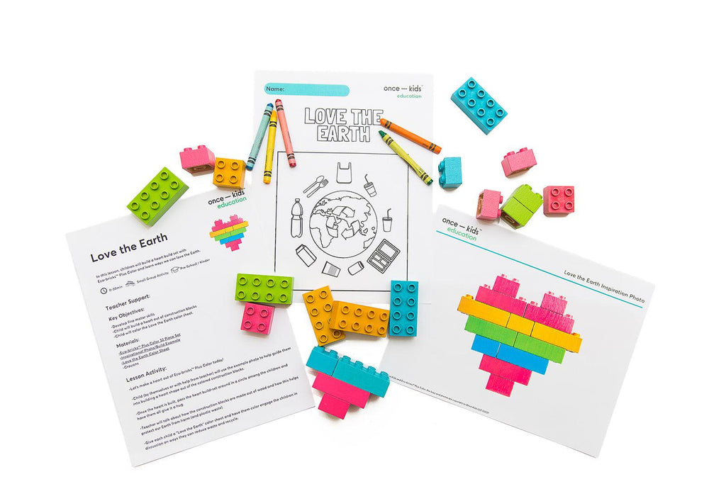 Eco-Bricks Plus+ Size Education Set | Classroom Toys